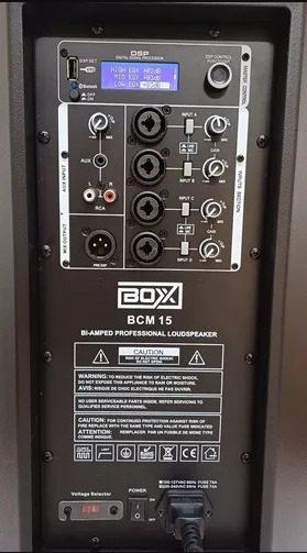 CAIXA DE SOM BI-AMPLIFICADA BOXX BCM-15 500w - Dat Som Instrumentos Musicais