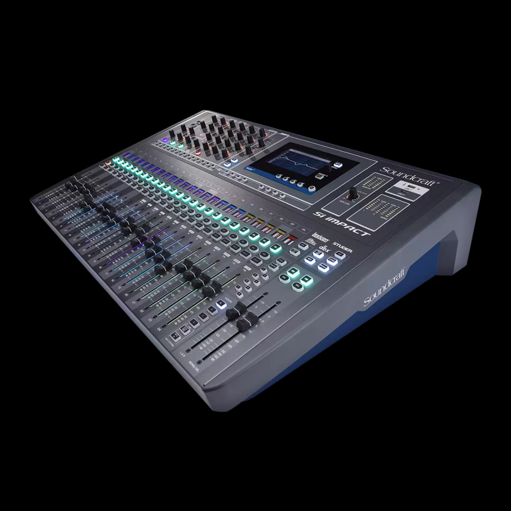 Mesa de Som Digital Soundcraft Si Impact 32 Canais - Dat Som ...