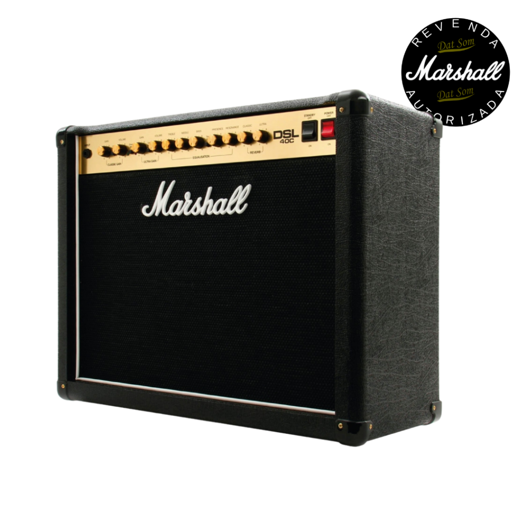 Amplificador Marshall DSL40CR-B Combo DSL 40 - Dat Som Instrumentos Musicais