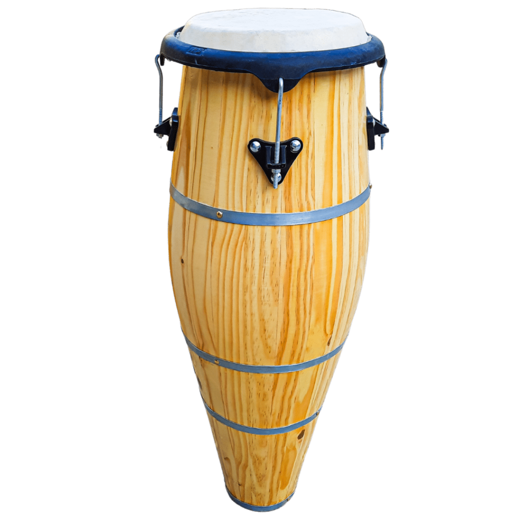 ATABAQUE JAIR 90CM MADEIRA COM SUPORTE - Dat Som Instrumentos Musicais